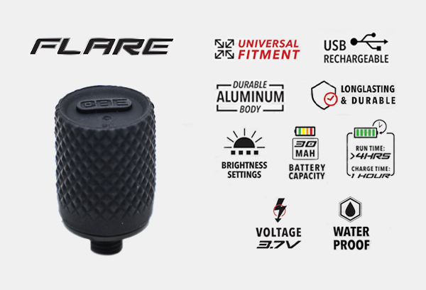 Flare rechargeable sight light – custombowequipment